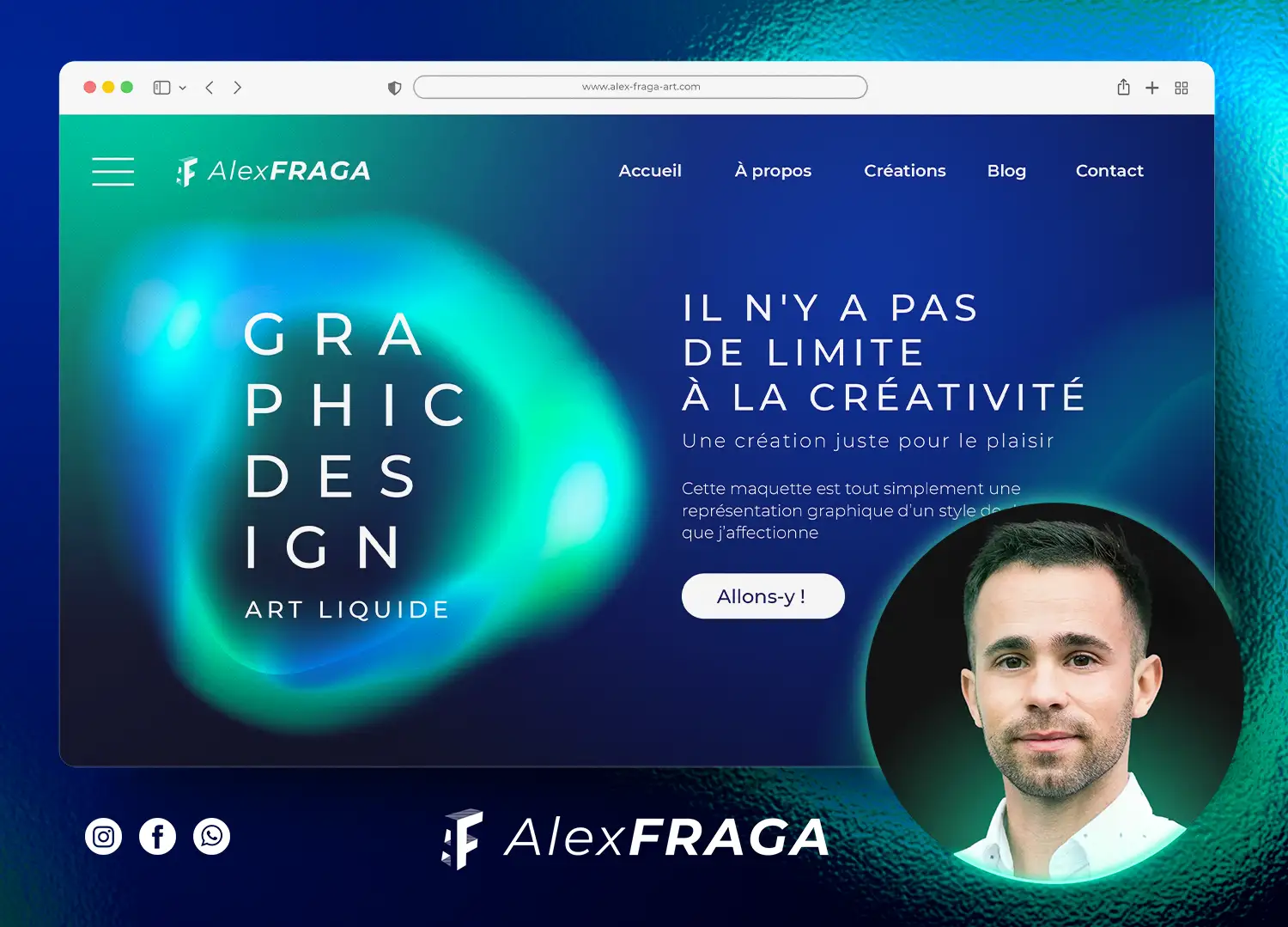 Graphiste et Web Designer à Nîmes - Alexandre FRAGA - Site web